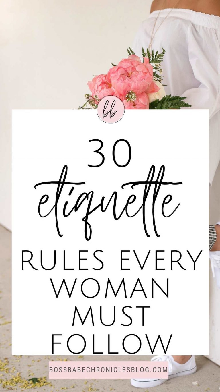 30 Social Etiquette Tips You Should Know - Boss Babe Chronicles