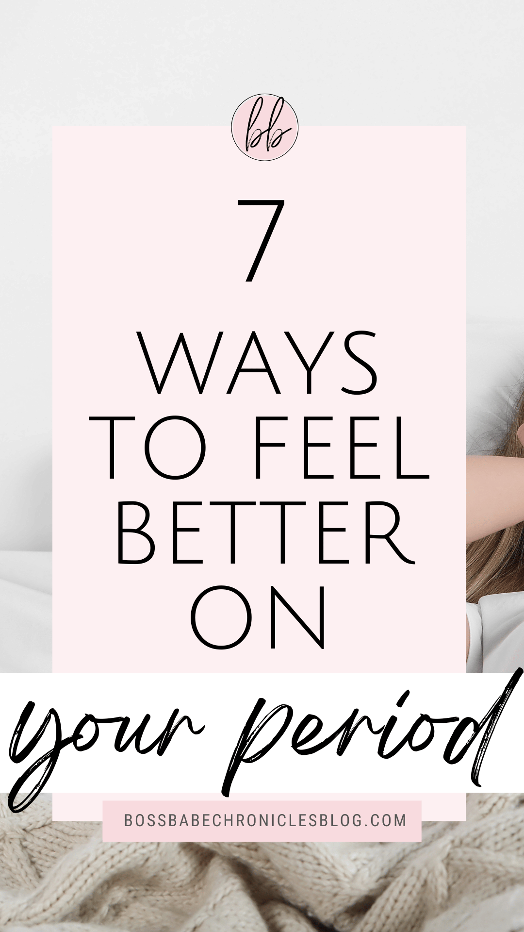 How can i calm myself on my period